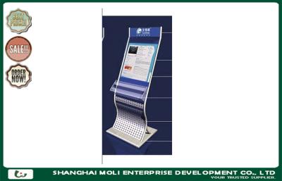 Cina L'esposizione su misura dello scaffale di giornale della rivista della vendita al dettaglio e dello scaffale della cartolina ha stampato il logo in vendita