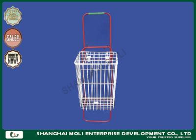 China Recipientes de armazenamento de revestimento personalizados para o transporte, supermercado do fio de aço do pó à venda