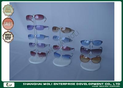 中国 1 つのコラムの反対の明確なアクリル樹脂の陳列だな、sunglass はホールダーを表示します 販売のため