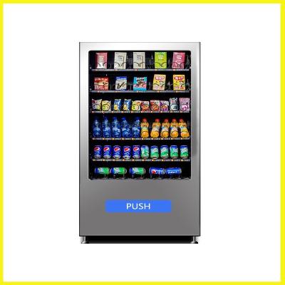 China Quente vendendo 24 horas de máquina de venda automática combinado automática do alimento das bebidas dos petiscos da grande capacidade à venda