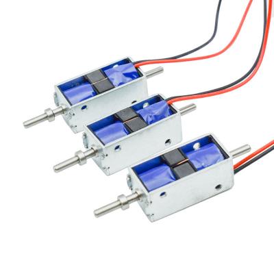 China KS0735 Miniature Dc 12v Linear 24 Volt Bistable Latching Solenoid for sale