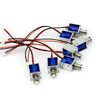 China U0620 Wholesale Custom 5v 6v 12v 24V Dc Micro Push Pull Solenoid Lock for Automated Device for sale