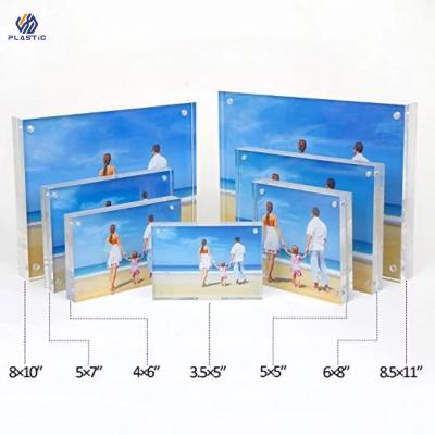 China UV Resistant Acrylic Photo Frame Customized Logo Personalization Option for sale