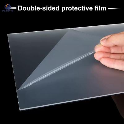 China Folhas de acrílico fundido transparente ou colorido com 94% de transmissão da luz à venda