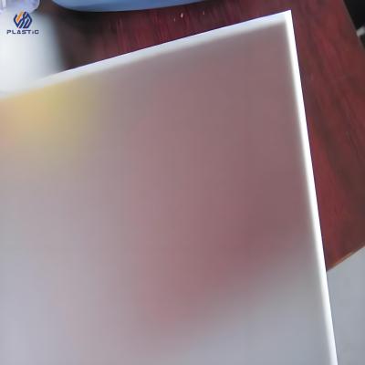 China Hojas de acrílico congelado de color blanco Resistencia química Paneles de lucita congelada en venta