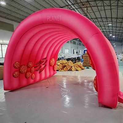 China Publicidad personalizada Túneles inflables para deportes Túneles de promoción Túneles de exhibición gigantes Tendas de túneles en venta