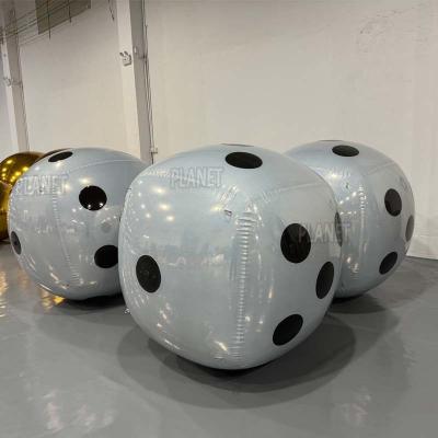 China Giant Inflatable Dice PVC Inflatable Dice Cube Dice Props for Decoration for sale