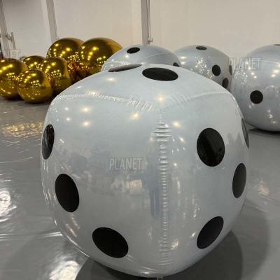 China Giant Inflatable Dice PVC Inflatable Dice Cube Dice Props for Decoration for sale