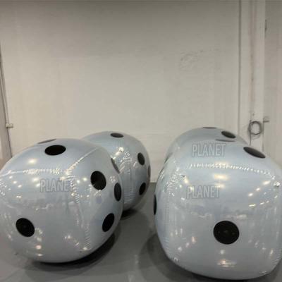 China Giant Inflatable Dice PVC Inflatable Dice Cube Dice Props for Decoration for sale