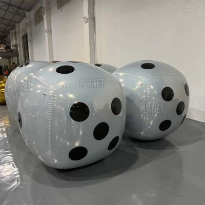 China Giant Inflatable Dice PVC Inflatable Dice Cube Dice Props for Decoration for sale