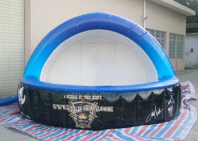중국 주문을 받아서 만들어진 팽창식 막대기 천막 전시를 위한 0.4 Mm PVC 방수포 2 문 판매용