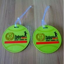 China Etiqueta formada creativa del nombre de la etiqueta/identificación del equipaje del viaje de la pelota de golf para 2015 recuerdos abiertos de los E.E.U.U. Polonia en venta