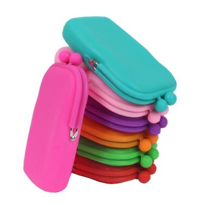 China Bolsa de la jalea del silicón de las muchachas de las señoras del Multi-uso para el vidrio/maquillaje del ojo de /Coin/ de la tarjeta, respetuosa del medio ambiente en venta