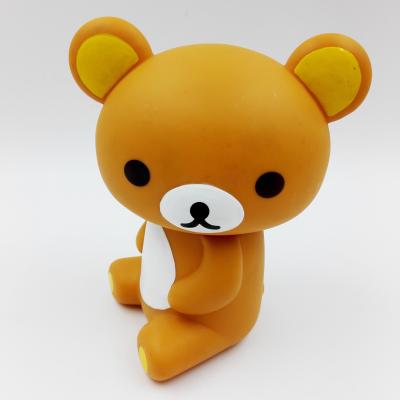 China Los juguetes de goma del PVC del oso precioso de encargo, figuras de acción del vinilo del PVC, respetuosas del medio ambiente para la decoración casera, aceptan al OEM en venta