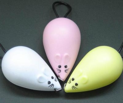 China Mini Style Cute Mouse Shape Tape Measure Keychains With 1 Meter Tape , Brand Your Own Logo , for sale