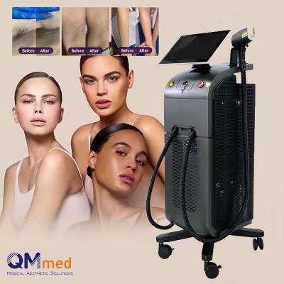 China CE Approve professional QM Ice Titanium 755nm 808nm 1064nm 2024 Professional 3 Wavelength Permanent Hair Removal Laser Diode for sale
