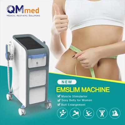 China Qm 2025 Stimulate Body Slimming Machine EMS RF Slimming Beauty Stimulator 4 Handles EMS Body Slim Rfmachine for sale