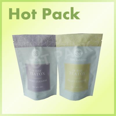 中国 幾日の茶Toxの14 再販可能薄板にされたジップ ロック式は破損のノッチが付いている袋を立てます 販売のため