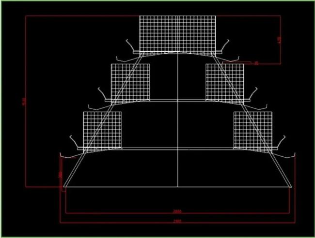 A Type Layer Cage installation example