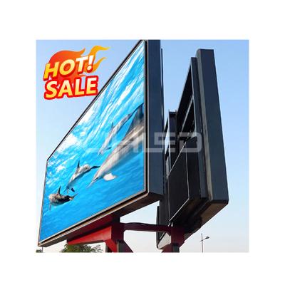 China Outdoor Waterproof Sunscreen HD P8 LED Display Large Screen Double Sides Advertising Led Billboard Outdoor Led Display Screen for sale