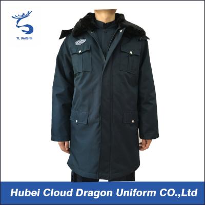 China Van de de Kraag Lange Wet van het de winterbont de Handhavingsbovenkleding voor Veiligheidsagent/Politie Te koop