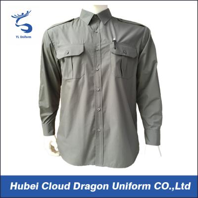 China Van de Veiligheidsagentoverhemden van de vliegtuigeningenieur het Overhemd van de het Werkslijtage voor Mensen Aangepaste Kleur Te koop