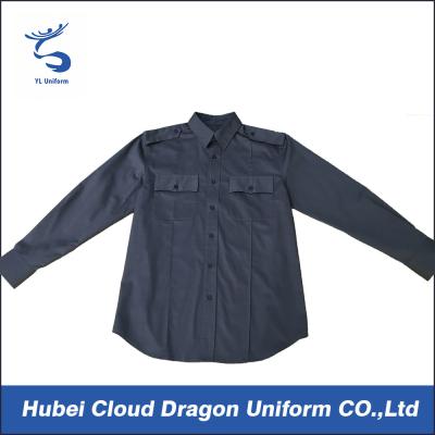 Cina una camicia tattica militare di 7 del bottone del placket del cotone poli della saia camice di combattimento in vendita