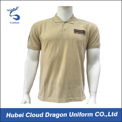Cina Camice del lavoro stampate abitudine delle camice di polo della polizia di sicurezza con il logo del ricamo in vendita