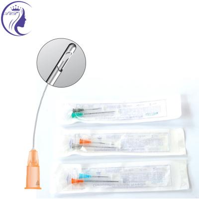 Κίνα Αμβλιά κάννουλα βελόνων 25G 27G καννουλών ακρών μικροϋπολογιστών για τη hyaluronic όξινη δερμική έγχυση υλικών πληρώσεως προς πώληση