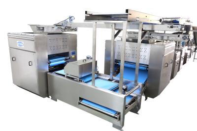China Máquina da produção da máquina/biscoito da fabricação de biscoitos da padaria 800kg/H da largura 1200mm à venda