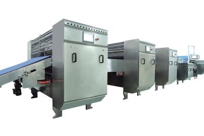 China Máquina da produção da máquina/biscoito da fabricação de biscoitos da padaria 800kg/H da largura 1200mm à venda