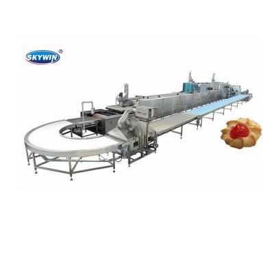 China Galletas del equipo de la galleta pequeñas que hacen la cadena de producción de las galletas de la máquina máquina del depositante de la galleta en venta