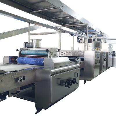 中国 幅1200mm Siemens PLCの柔らかく、堅いビスケットの生産ライン 販売のため