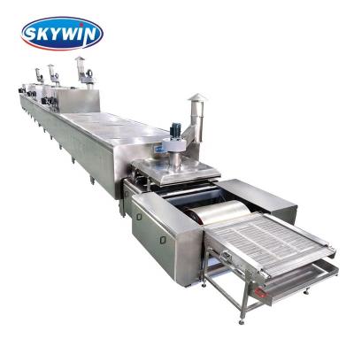 中国 幅1200mm Siemens PLCの柔らかく、堅いビスケットの生産ライン 販売のため