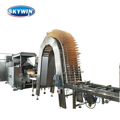 China El ISO certificó el PLC controló la máquina de la preparación de galletas de la oblea en venta