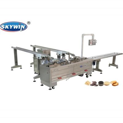 中国 機械/セリウムによって証明されるクラッカー装置を挟む600pcs/Min円形のビスケット 販売のため