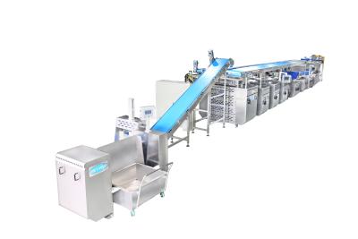 China linha de produção máquina do biscoito 250kg/Batch 23rmp/Min Speed da fabricação de biscoitos à venda
