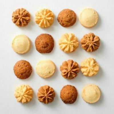 China Nahrungsmittelfabrik-Plätzchen-Galvaniseur-Maschine PLC-Touch Screen Jenny Cookie Maker zu verkaufen