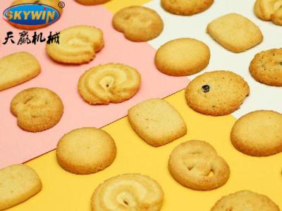 China Nahrungsmittelfabrik-Plätzchen-Galvaniseur-Maschine PLC-Touch Screen Jenny Cookie Maker zu verkaufen