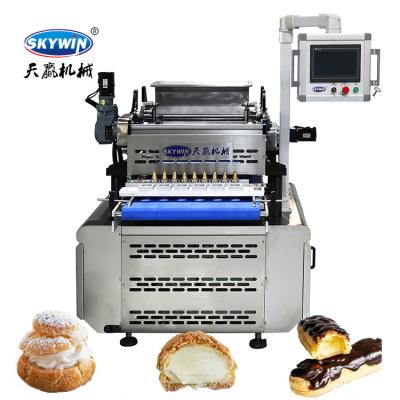 China ECLAIRS stoßen luft, Maschinen-Tray Type Mini Puff Extruder-Maschine PLC herstellend zu verkaufen