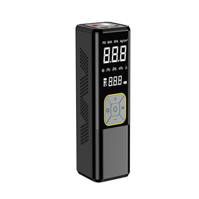 Chine YANTU AM43 noir Mini pompe à air sans fil à haute pression 150PSI Portable numérique automatique électrique pneumatiques de voiture gonfleurs compresseur machine à vendre