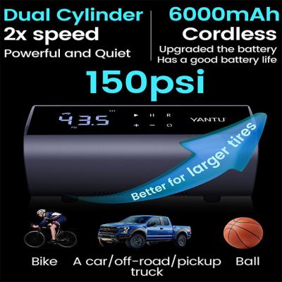 Chine Pompe à air électrique portable à double cylindre à vendre