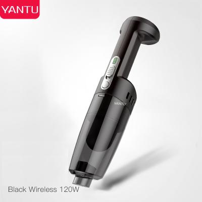 중국 YANTU V01 검은색 고전력 휴대용 무선 120W 무선 휴대용 자동차 진공청소기 판매용