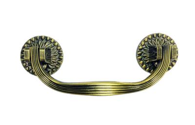 Cina Maniglia d'ottone antica del cofanetto del metallo, hardware del cofanetto Z1105 per il funerale in vendita