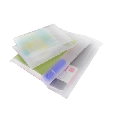 China CX Child Slider Zipper Pvc Bag Plastic T-shirt Zip Lock Pouch Matte Frosted Clothes Clear Poly Bags Adhesive Seal Personalised for sale