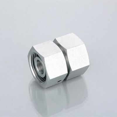 China Adaptador hidráulico de tubo reto com tubulação giratória 3c-W 3D-W à venda