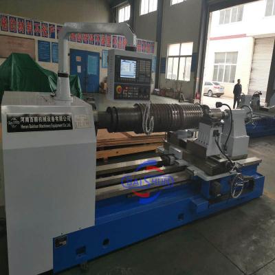 China Máquina automática de marcado de ranuras de rodillos de gran diámetro con muesca CNC en venta