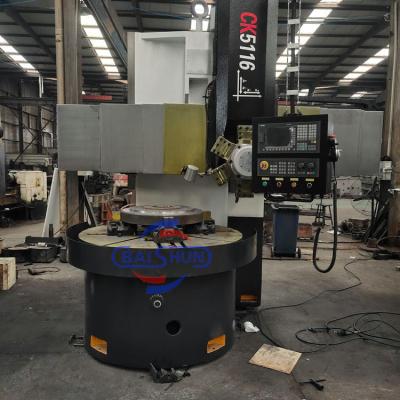 Китай Cnc вертикальный токарный станк Популярный одностворчатый вертикальный токарный станк CK5116 Производитель продается