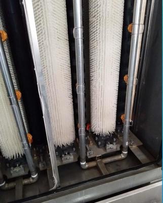 Chine Machine à laver en verre verticale faite sur commande avec l'acier inoxydable de pinceaux à vendre