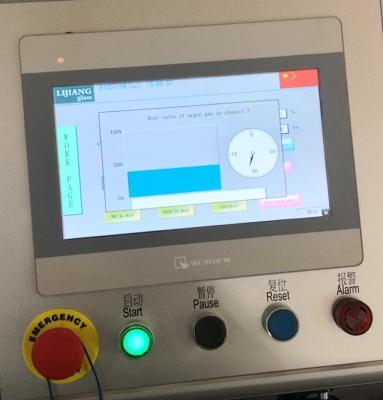 중국 1.Vertical 격리 유리제 생산 라인 LJBZ2535G는 시멘스 통제 시스템을, 지킵니다 안정되어 있는 성과를 채택합니다 판매용